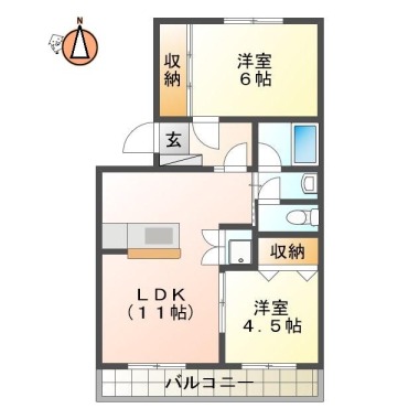 矢上 マンション 2LDK 203のバーチャル内見 - 【ハウスマイル 徳島店】